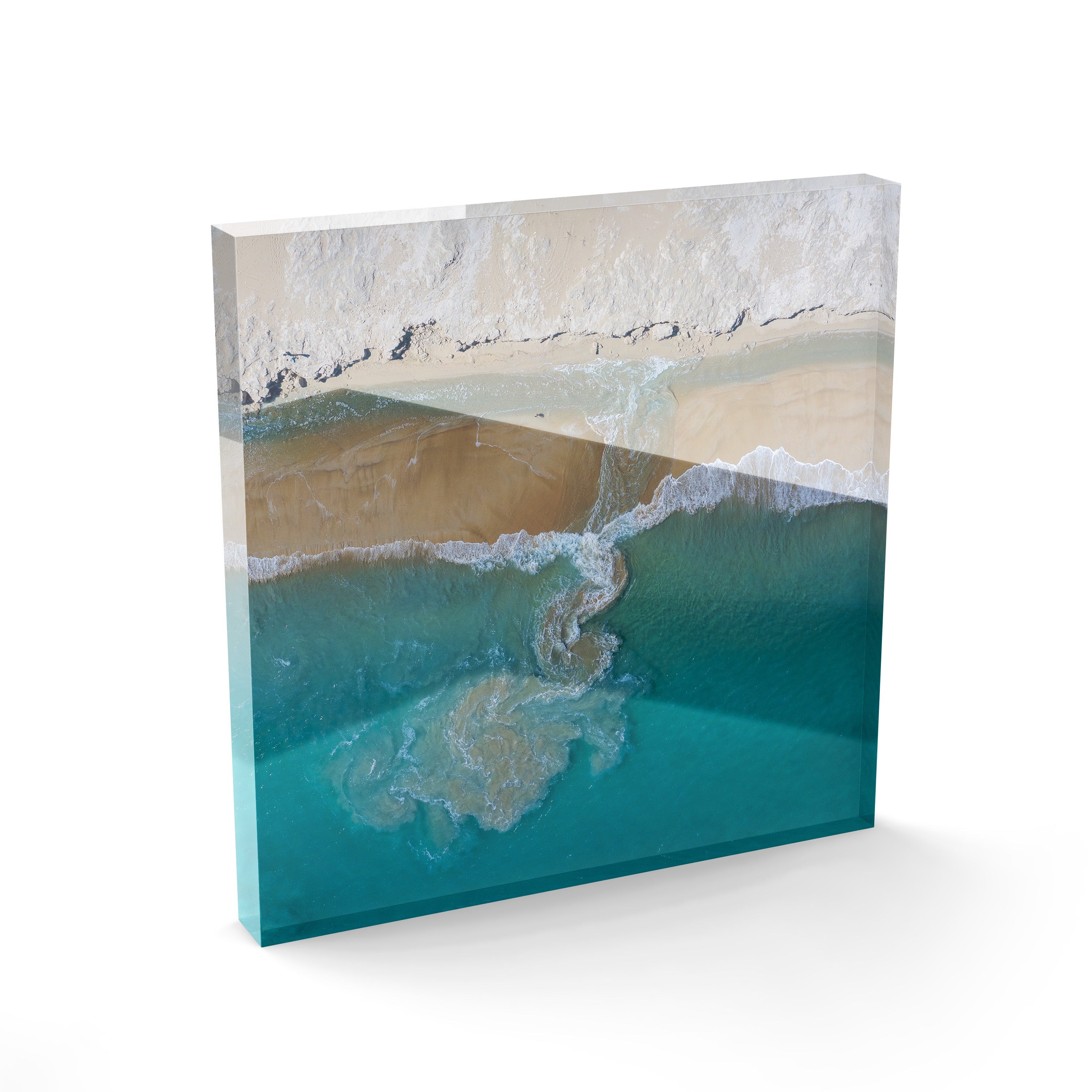 Coconut Well Patterns #3 - Square Acrylic ICE Block – one20above