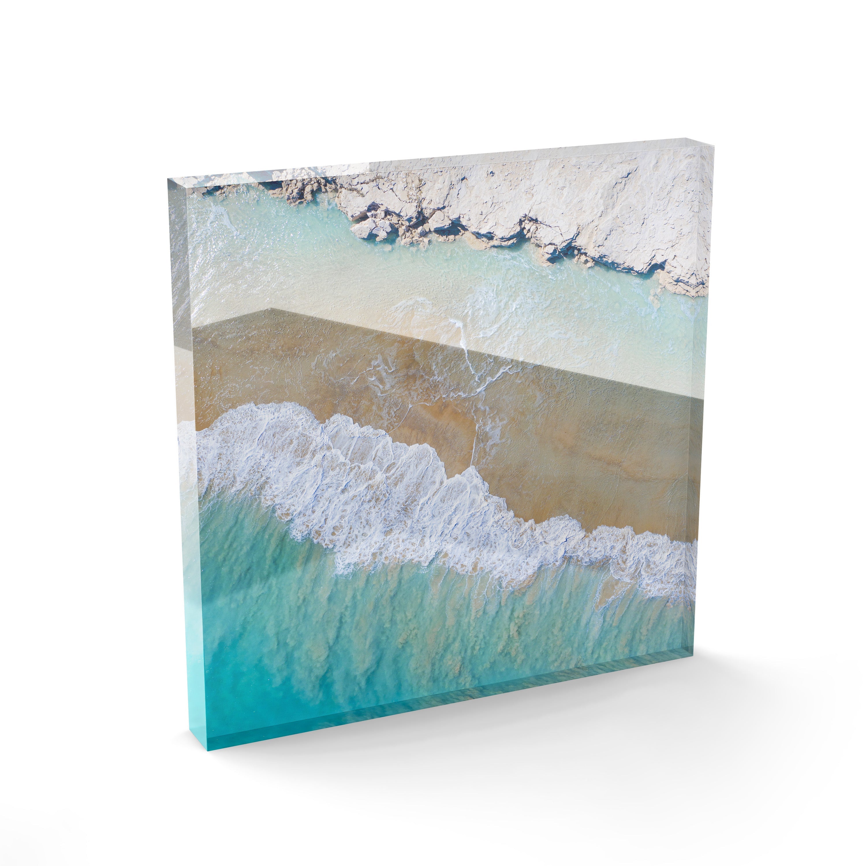 Coconut Well Patterns #4 - Square Acrylic ICE Block – one20above