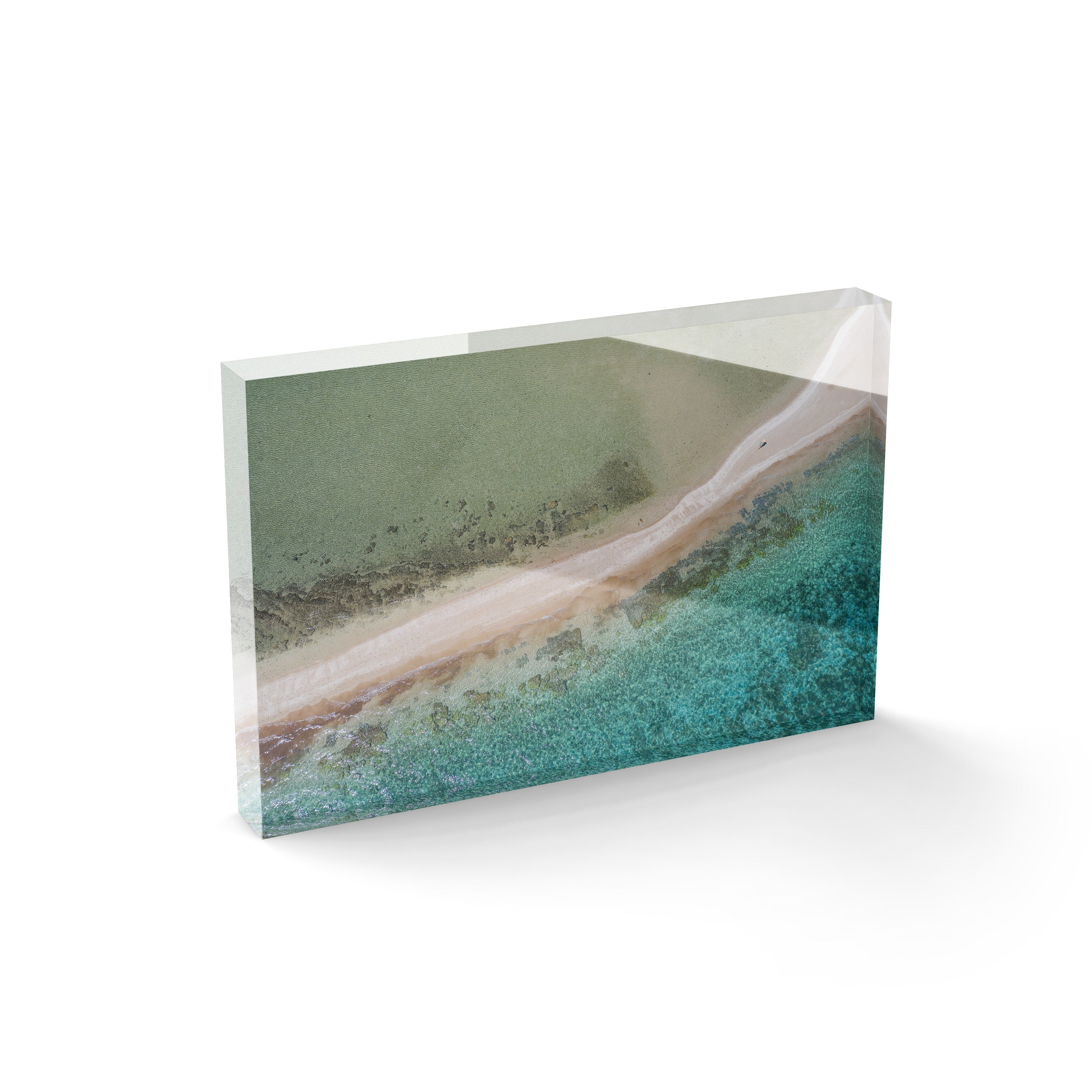 Wandering Langford Reef Sandbar - Acrylic ICE Block – one20above