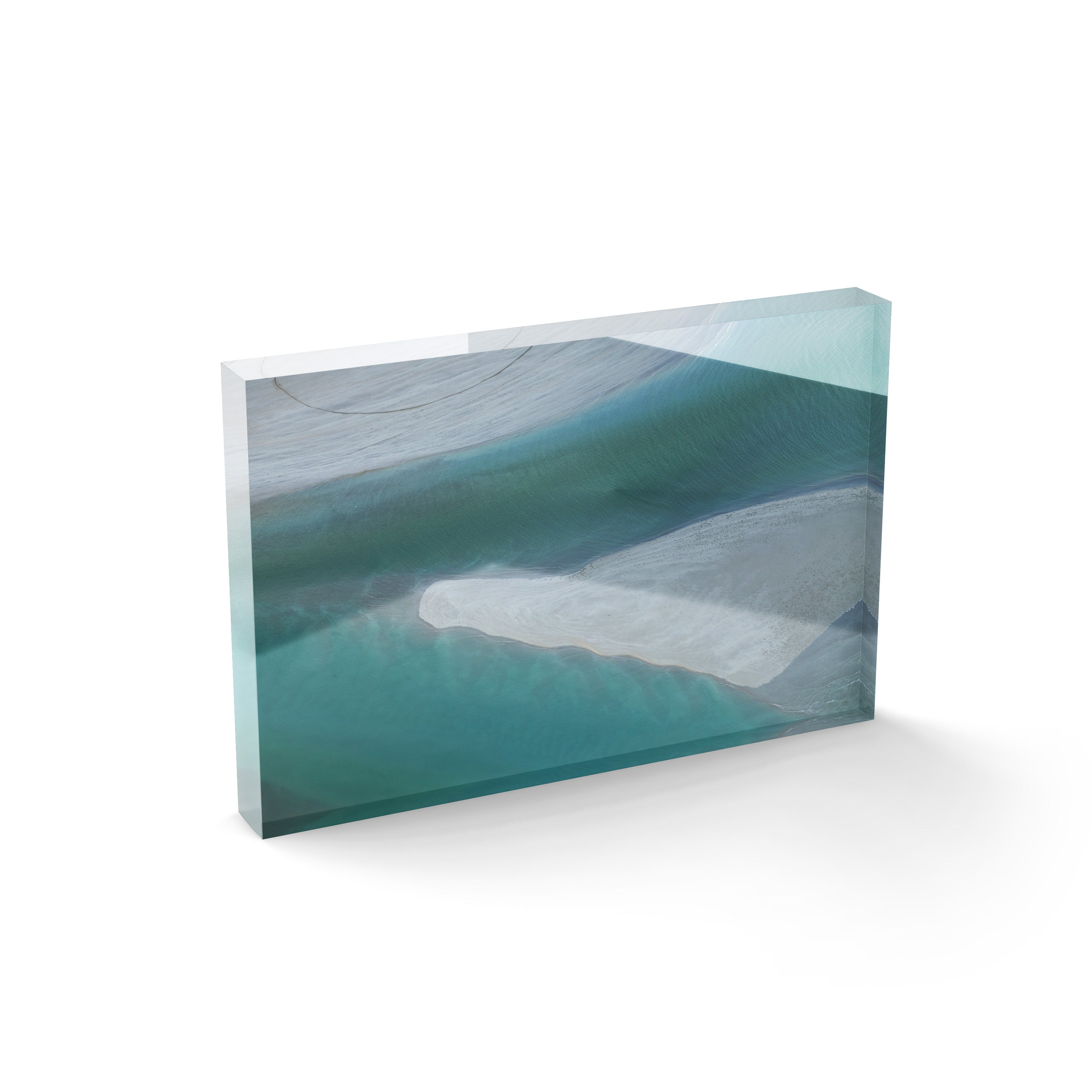 Willie Creek Sandbar - Acrylic ICE Block – one20above
